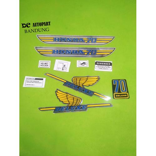 Jual Stiker/ polet full body Honda C70 - Orange - Kota Bandung - DC ...