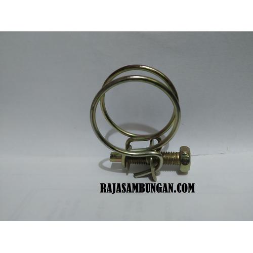 Jual Klem Selang Kawat 1/2 Inch Double Wire Hose clamp Pengencang ...