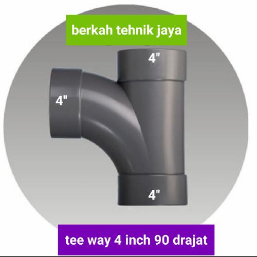 Jual tee way 4 inch D rucika/Large radius tee (D-LT) 4 inch rucika - TEE WAY RUCIKA - Jakarta ...