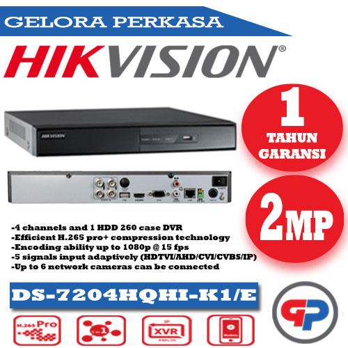 Jual DVR HIKVISION DS-7204HQHI-K1/E 4CH | 7204 HQHI K1/E 4CHANNELTURBO ...