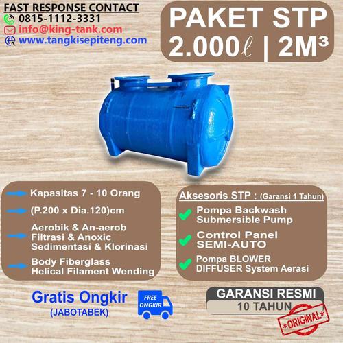 Jual Tangki STP BIOTECH BIOFILTER Set Lengkap 2000L / 2M3 - Kab ...