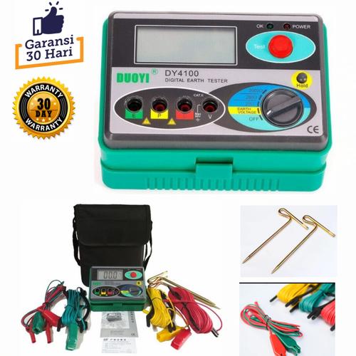 Jual Digital Earth Tester Gronding DY 4100 Megger Earth Tester - Kab ...