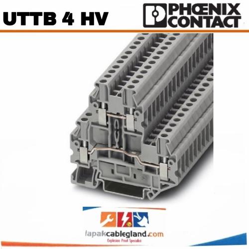 Jual Terminal Block PHOENIX CONTACT Double Level UTTB 4 HV 4mm screw ...