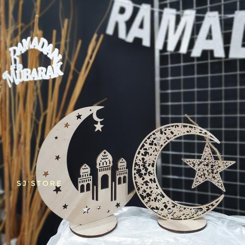 Jual Aksesoris dekorasi hiasan lebaran pajangan meja idul fitri hampers ...
