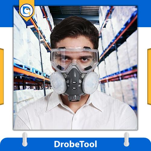 Jual Masker Gas Debu Filter Respirator Pelindung Full Face Safety Mask ...