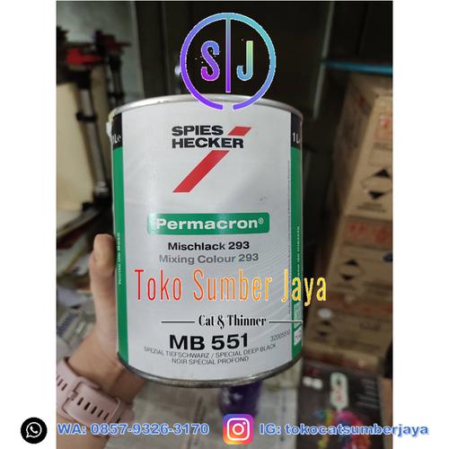 Jual Spies Hecker Permacron Special Deep Black 1L MB 551 Black - Kota ...