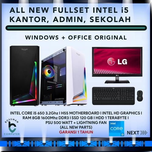 Jual Komputer Rakitan Core i5 |Ram 8GB HDD 1TB SSD 120GB| PAKET FULLSET - UPGRADE - Jakarta ...