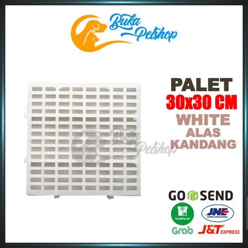 Jual Alas Kandang Hewan Palet Plastik 30x30cm WHITE - Jakarta Barat - Buka Petshop | Tokopedia