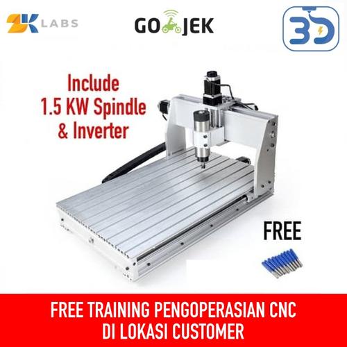 Jual CNC Router 3040 Mini Mesin CNC PCB Milling with 1.5 KW Spindle ...