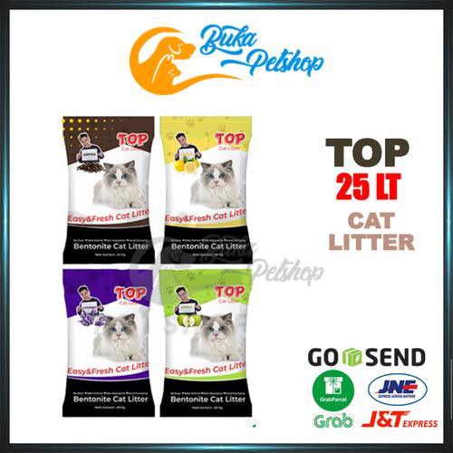 Jual Pasir Kucing TOP CAT LITTER 25lt GRAB - GOJEK NO CUB N KIT ...