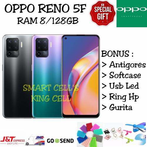Jual OPPO RENO 5F 8/128GB GARANSI RESMI OPPO INDONESIA - Hitam ...