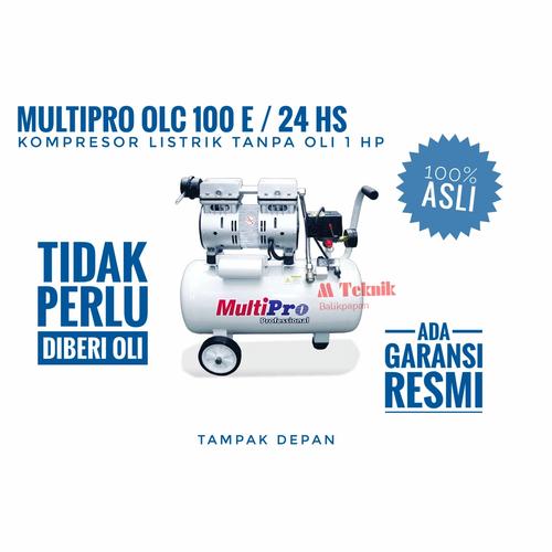 Jual Kompresor tanpa oli 1 HP Multipro OLC 100 E 24 HS oilless silent ...