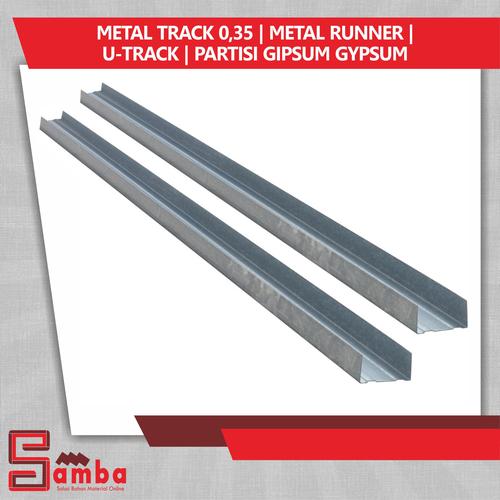 Jual METAL TRACK 0,35 | METAL RUNNER |U-TRACK | PARTISI GIPSUM GYPSUM ...