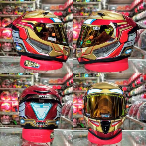 Jual KYT K2 RIDER MOTIF IRON MAN PAKET GANTENG - K2 iron man, M - Kab ...