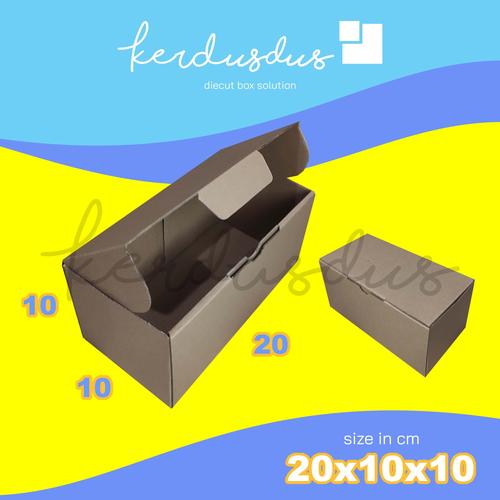 Jual 20x10x10 cm kardus carton box diecut pizza kue packing packaging ...