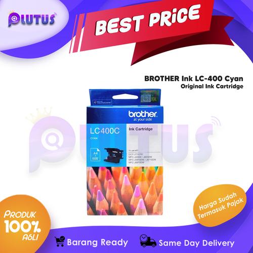 Jual Tinta Brother LC400 BK/C/M/Y Original LC-400 (SATUAN) - CYAN ...
