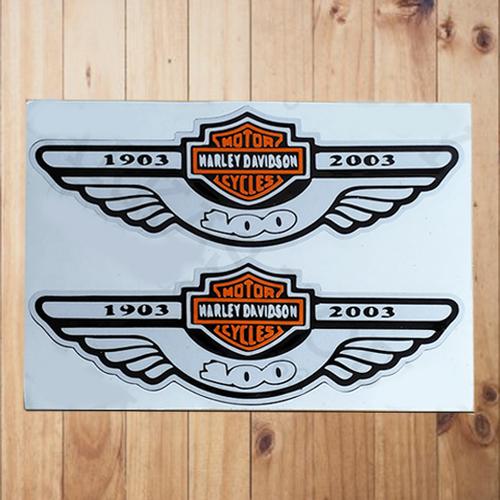 Jual Stiker Harley Davidson 100 Years 12 cm - Kota Bandung - Stickerku ...