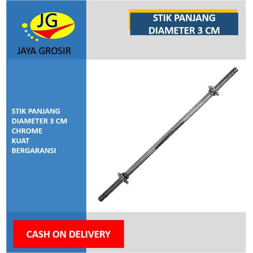 Jual stik olympic panjang stik barbel besi diameter 3 cm - Jakarta ...