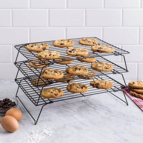 Jual cooling rack susun 3 pendingin kue RAK MAKANAN RAK PENDINGIN ROTI ...