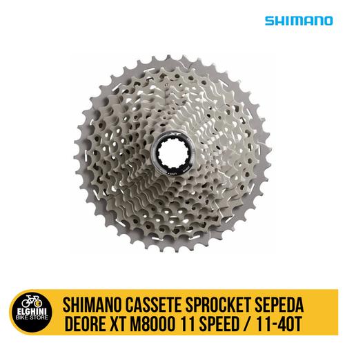 Jual Shimano Cassete Sprocket Sepeda Deore XT M8000 11 Speed / 11-40T ...