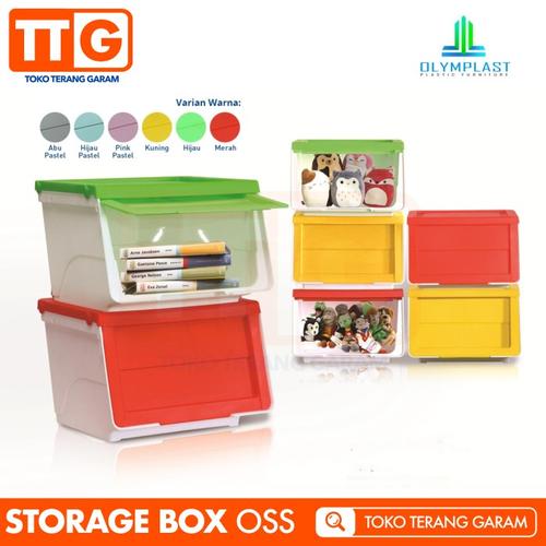 Promo [INSTANT] OLYMPLAST Storage Solution Plastic Container Box Kotak ...