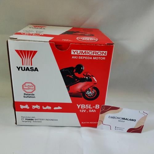 Jual Aki Basah Yuasa YB5L-B /GM5Z-3B Motor Astrea, Grand, Legenda, Supra - Kota Surabaya ...