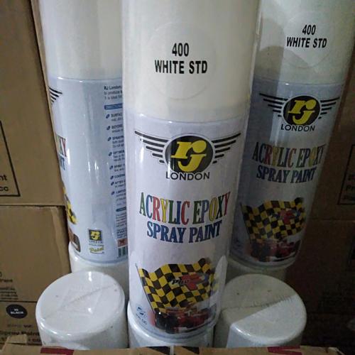 Jual cat semprot rj london 400cc warna white STD(400)pilox pylox ...