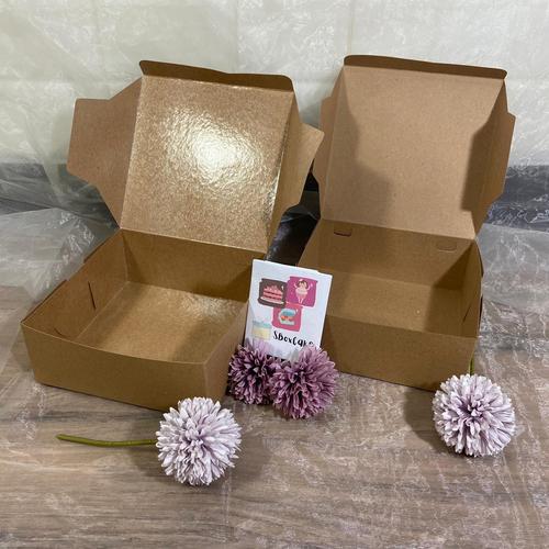Jual Kotak Kraft 18x18x7,5 cm Karton Coklat Gift Box Dus Coklat ...