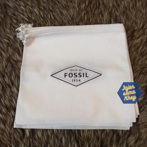 Jual Fossil New Logo Dustbag Serut / FOSSIL Cover / Dust Bag / DB Branded - Putih, FOSSIL N XL ...