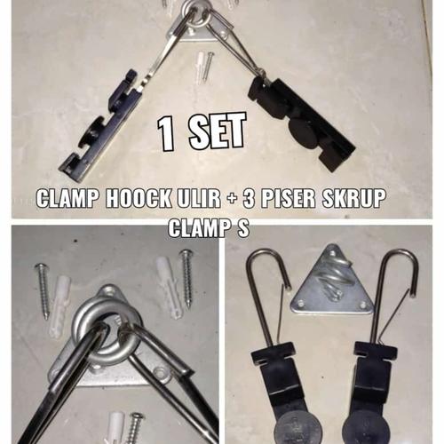 Jual Clamp S & Hock Droopcore 1 Set 2 Clamp S 1 Clamp Hock Segitiga ...