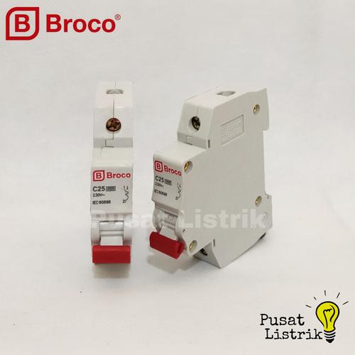 Jual MCB 1 Phase 25A Broco Pemutus Arus Listrik 25 Ampere Broco - Jakarta Barat - Pusat Listrik ...
