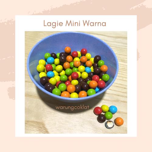 Jual Lagie mini warna 1 kg coklat biskuit lagie mini snack ultah anak ...