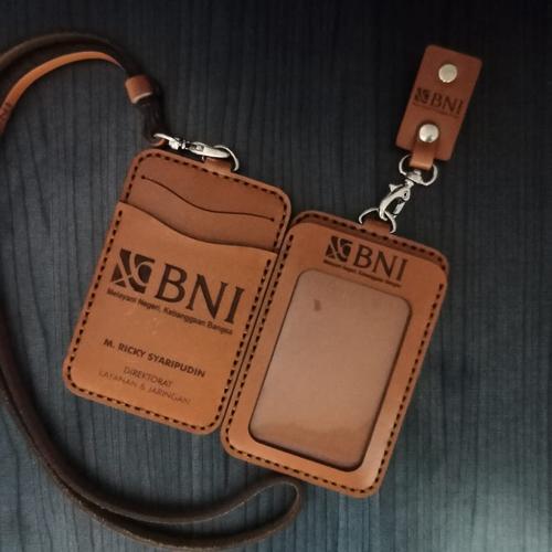 Jual name tag kulit Bank BNI - Hitam - Kab. Garut - RKLeatherShop ...