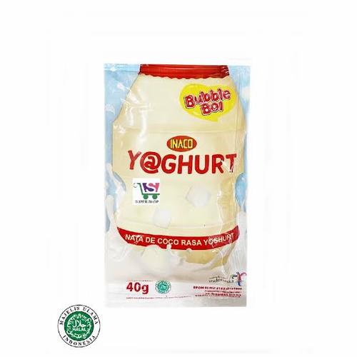 Jual INACO BUBBLEBOI YOGURT SACHET 40 GRAM 1 KARTON ISI 80 PACK ...