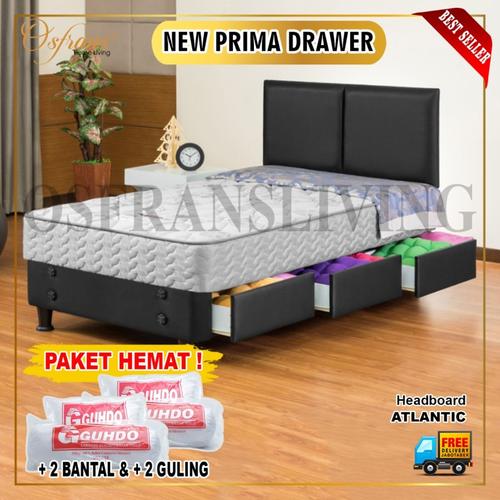 Jual Paket Hemat Guhdo Spring bed Laci New Prima 120 x 200 Atlantic Style - Pahe Canary - Kab ...