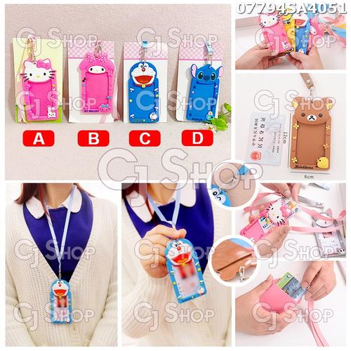 Jual Kitty Melody Doraemon Stitch Rilakkuma Totoro Name Tag ID Card ...