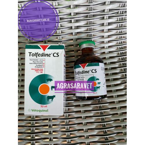 Jual TOLFEDINE CS-50 ml (Anti radang Pereda Nyeri Non Steroid Hewan ...