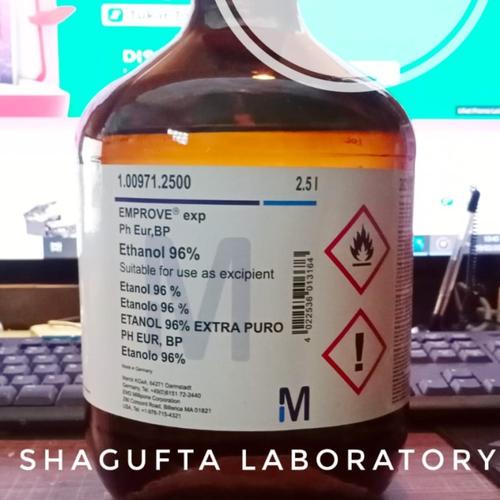 Jual ETHANOL 96% 250mL MERCK 100971 EMPROVE EXPERT Ph Eur,BP,ChP - 50mL ...