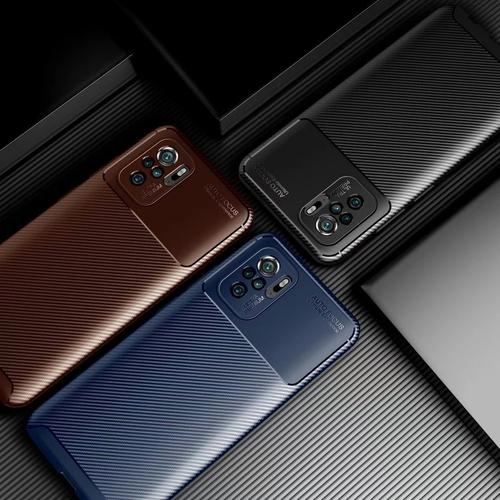 Jual Case Redmi Note 10 | Note 10 Pro | Note 10S Rugged Carbon Soft ...