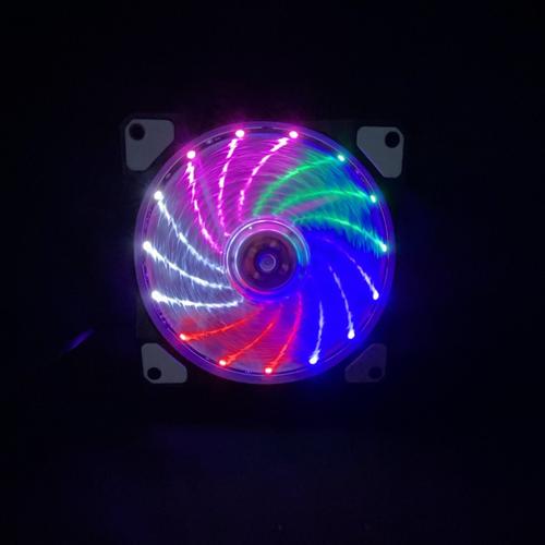 Jual FAN CASING RGB 12CM LAMPU RGB RAINBOW STATIC 15 LED - Jakarta ...