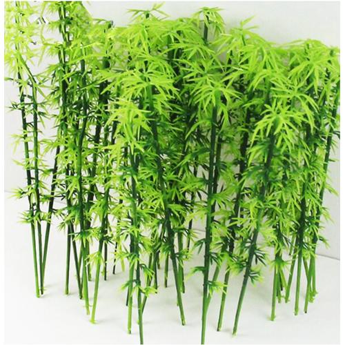 Jual Tanaman Pohon Bambu Mini Ornamen Bonsai Plastik Diorama Maket 12cm ...