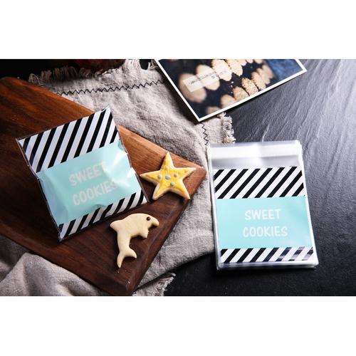 Jual Plastik Sweet Cookies 10 x 10 Monokrom Style Packaging - Kota ...