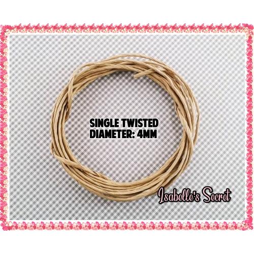 Jual Tali Kertas Paperbag / Paper Bag Craft Rope / Tali Handle Paperbag ...