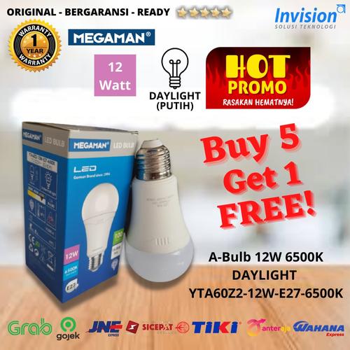 Jual MEGAMAN LED A-BULB 12Watt 6500K Daylight YTA60Z2 12W Lamp Bohlam Putih - Kota Semarang ...