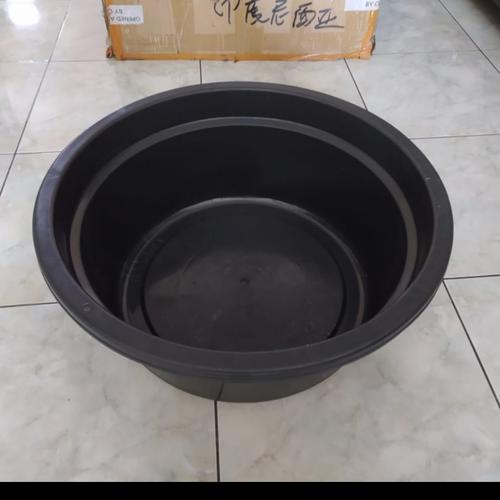 Jual Baskom Besar Diameter 55cm | Ember Plastik | Bak 24 Hitam - Kab ...