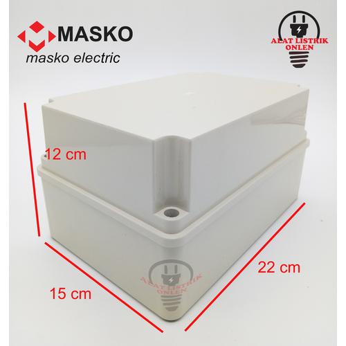 Jual JUNCTION BOX DURADOS 220X150X120 DATAR MASKO IP 55 - Hitam - Kota ...