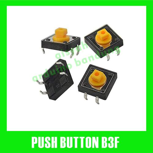 Jual Omron Push Button B3F 4055 12x12x7.3 +Tutup Keycap Tactile Tact ...