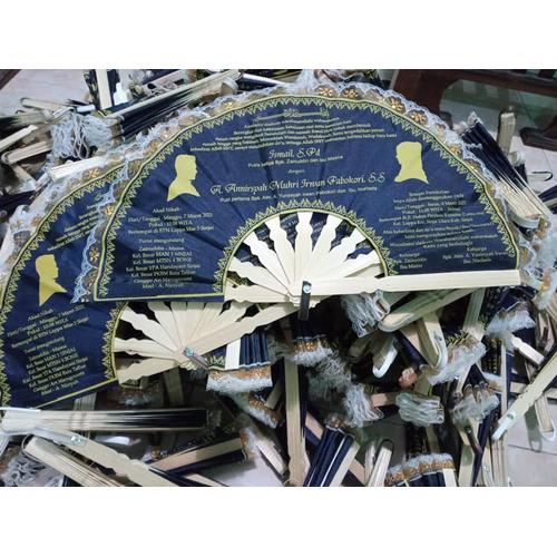 Jual Undangan Kipas 18cm - Kab. Sleman - PUMPUNK CRAFT | Tokopedia