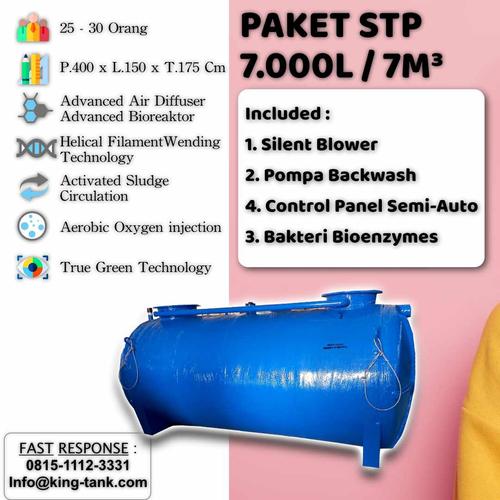 Jual PAKET Tangki STP BIOFILTER BIOTECH 7000 L / 7M3 BIOTANK INDONESIA ...