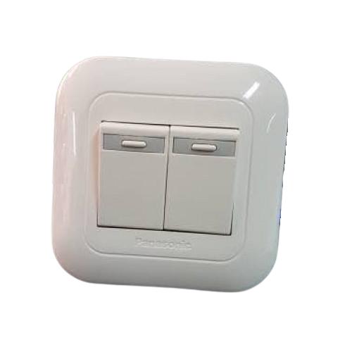 Jual Saklar Dinding tembok Panasonic seri 2tombol Inbow tanam warna ...